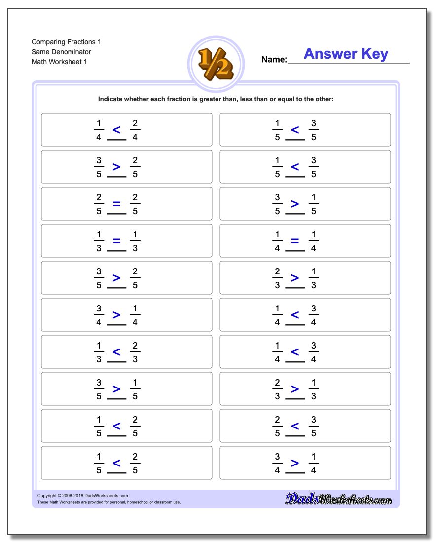 Math Worksheets