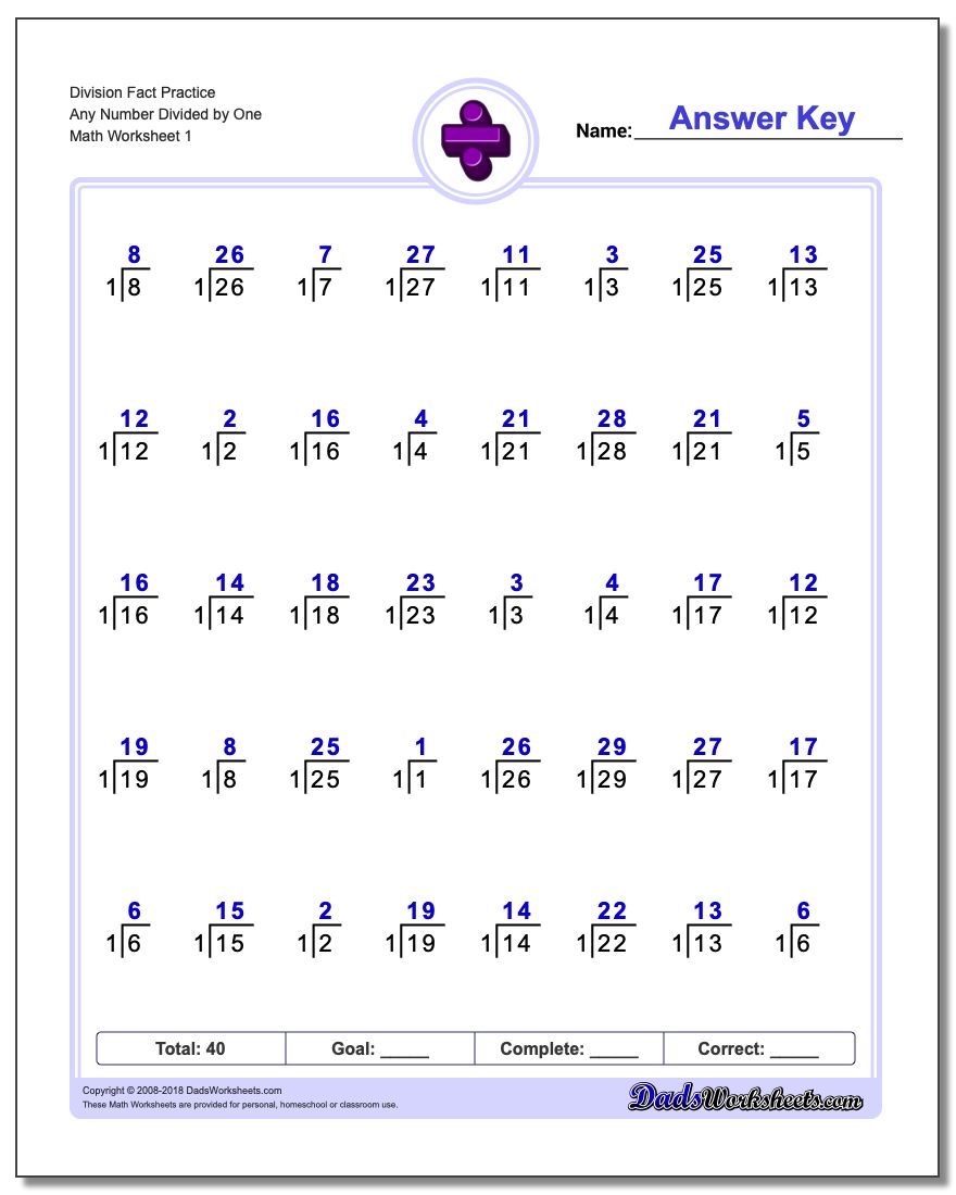 Math Worksheets