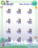 Math Worksheets: Earth Day: Earth Day Addition Worksheets (Fourth ...