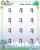 Math Worksheets: Earth Day: Earth Day Division Worksheets (Second ...