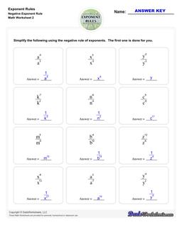 Exponent Rules