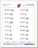 Exponents Worksheets: Addition with Exponents