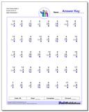 Fact Family Worksheets: One Minute Addition/Subtraction