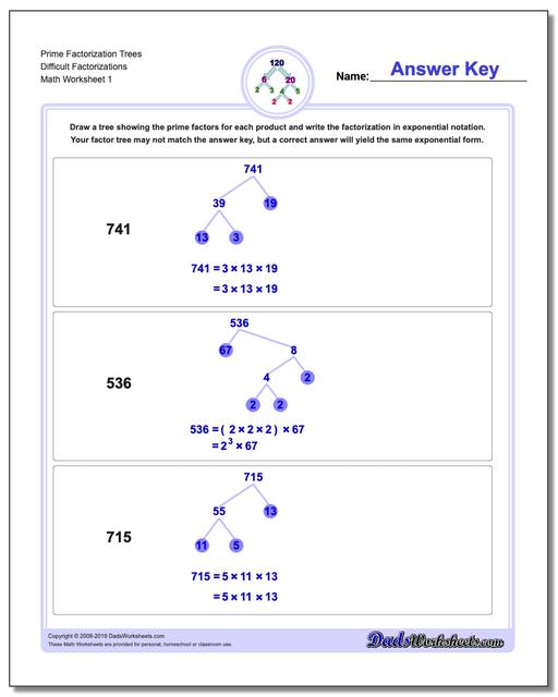 Prime Factorization Patterns