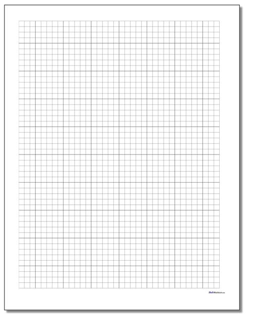 Math Worksheets: Graph Paper: Graph Paper: Engineering Standard Graph ...