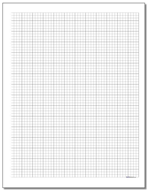 Engineering Graph Paper Template 85x11 Letter Printable Pdf 