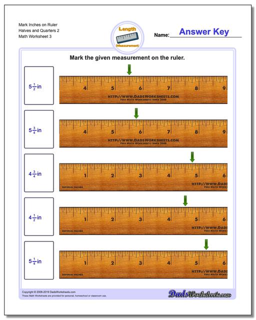 Mark the Ruler in Inches
