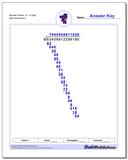 Long Division Worksheets: Monster Division