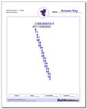 Long Division Worksheets: Monster Division