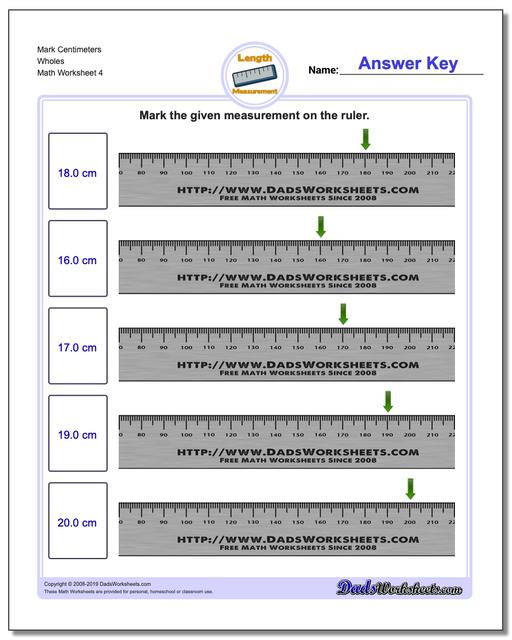 Mark the Ruler in Metric