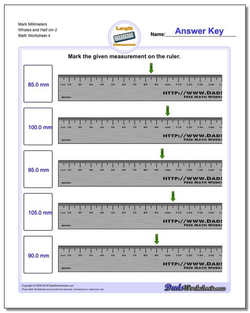 Mark the Ruler in Metric