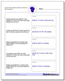 Multiplication and Division Money Word Problems