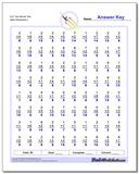 Two Minute Multiplication Worksheets