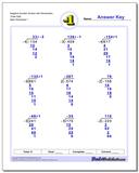 Long Division with Negative Numbers