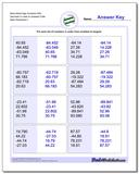 Ordering Numbers: Positive and Negative Ordering With Decimals