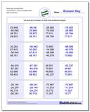 Ordering Numbers: Positive and Negative Ordering With Decimals