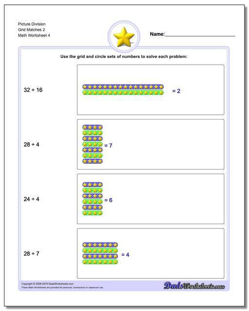 Picture Math Division: Division Picture Math