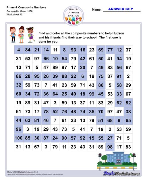 Prime And Composite Numbers Prime And Composite Numbers