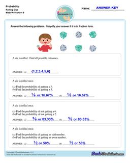 Probability Worksheets