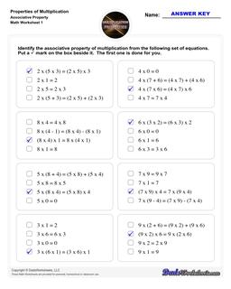 Properties of Multiplication