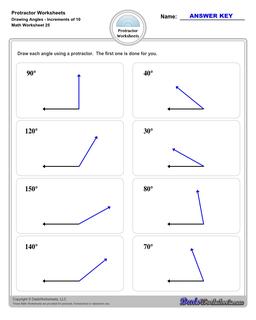 Angles with a Protractor