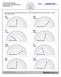 Angles with a Protractor