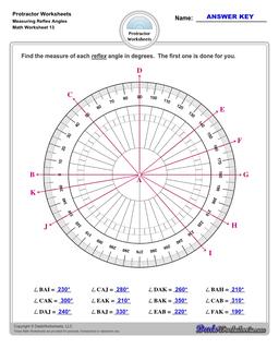 Angles with a Protractor