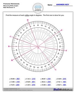 Angles with a Protractor