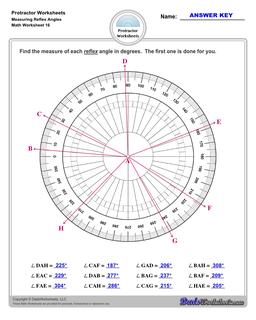 Angles with a Protractor