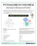 Math Worksheets: Pythagorean Theorem : Pythagorean Theorem Chart Semicircle