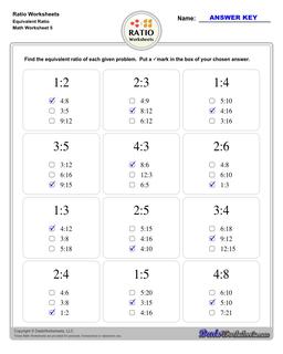 Ratio Worksheets