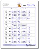 Reducing Fractions: Reducing Improper Fractions