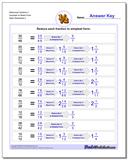 Reducing Fractions: Reducing Improper Fractions