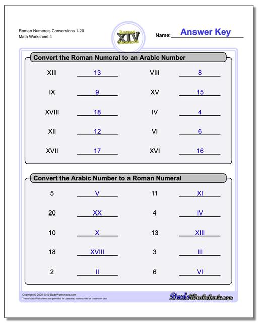 math-worksheets-roman-numerals-roman-numerals-roman-numerals