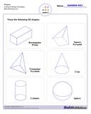 Shapes Worksheets