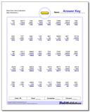 Place Value Subtraction Worksheets