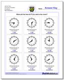 Telling Analog Time: Five Minute Time Addition