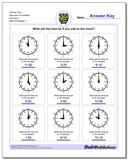 Telling Analog Time: Simple Time Addition