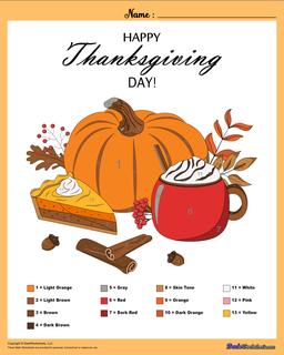 Thanksgiving Math Worksheets