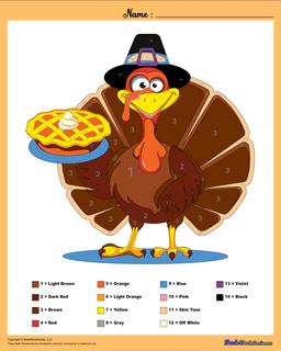 Thanksgiving Math Worksheets