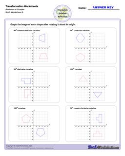 Transformation Worksheets