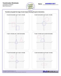 Transformation Worksheets