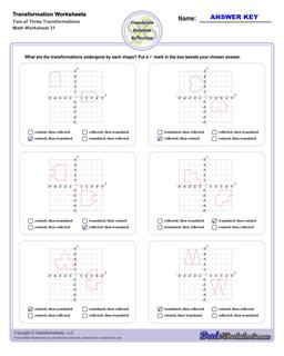 Transformation Worksheets