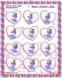 Math Worksheets: Valentine's Day: Valentine's Day Multiplication ...