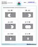 Venn Diagram Worksheets and Templates