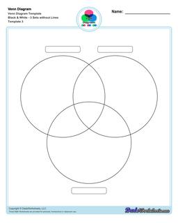 Venn Diagram Worksheets and Templates