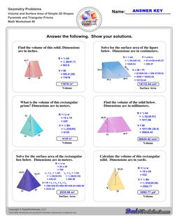 Volume and Surface Area