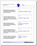 Word Problems: Extra Facts Division Word Problems