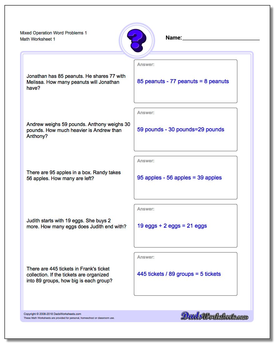 Word Problems
