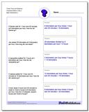 Word Problems: Travel Time Word Problems (Metric)